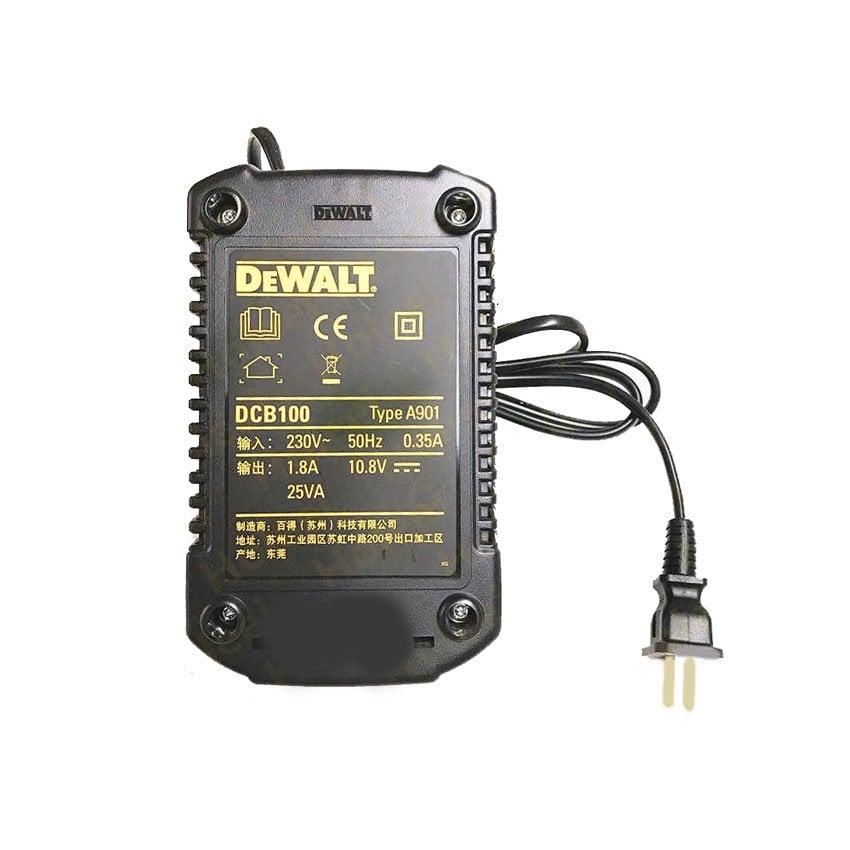 DEWALT DCB100 Li-ion ŞARJ CİHAZI 10.8 Volt 1.8 Ah DCD710 ORJİNAL ...